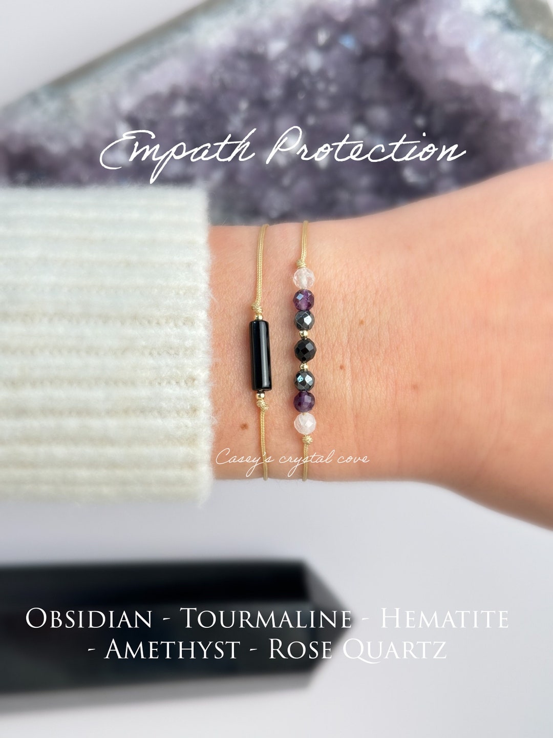 Empath Protection, Empath Protection Set, Empath Bracelet, Gifts for ...