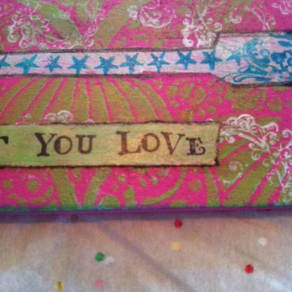 Mixed Media Sign - Etsy