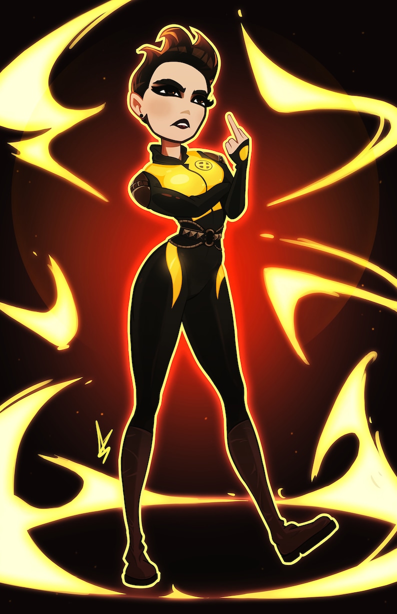 Negasonic Teenage Warhead Deadpool Art Print - Etsy