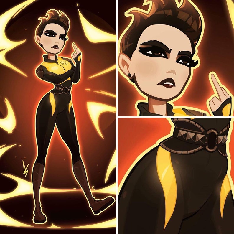 Negasonic Teenage Warhead Deadpool Art Print - Etsy