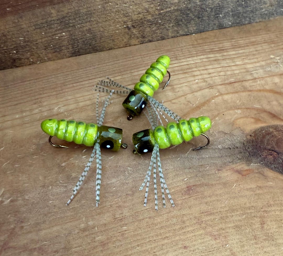Balsa Wiggle Bugs (3) bass flies- fly fishing - Etsy Österreich