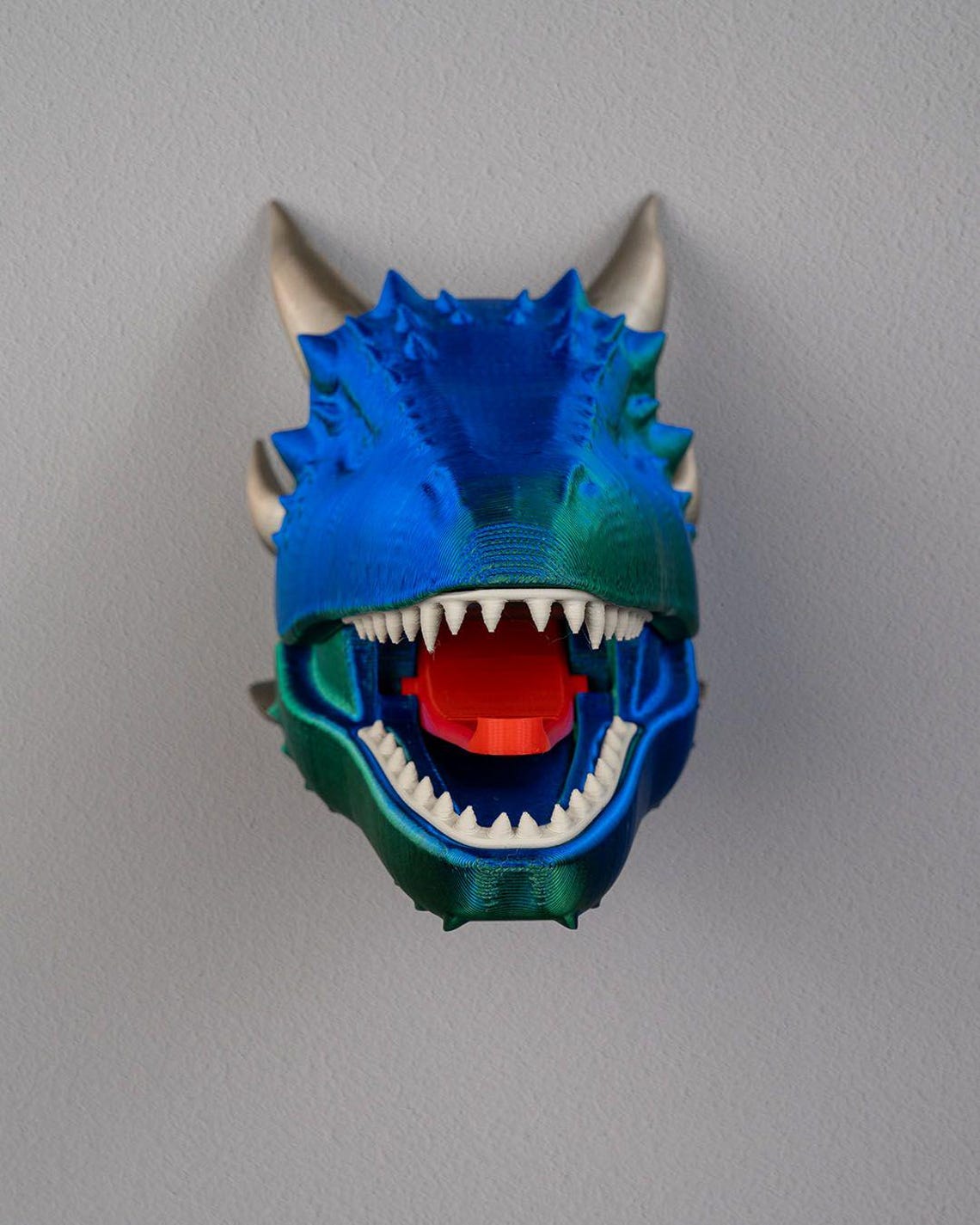 3D Printed Dragon Coat Rack - Etsy