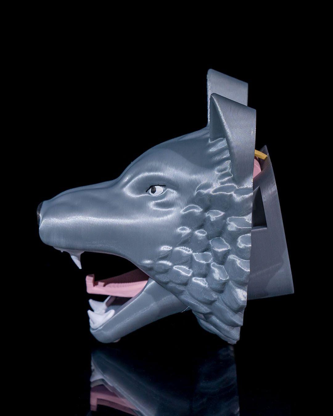 3D Printed Wolf Coat Rack, Decoration - Etsy
