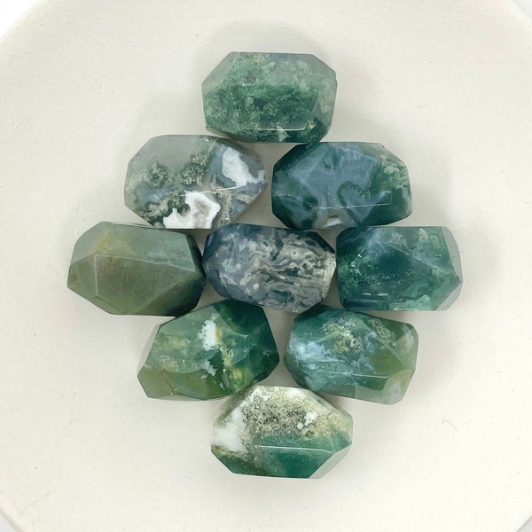 Moss Agate Cabochon - Etsy