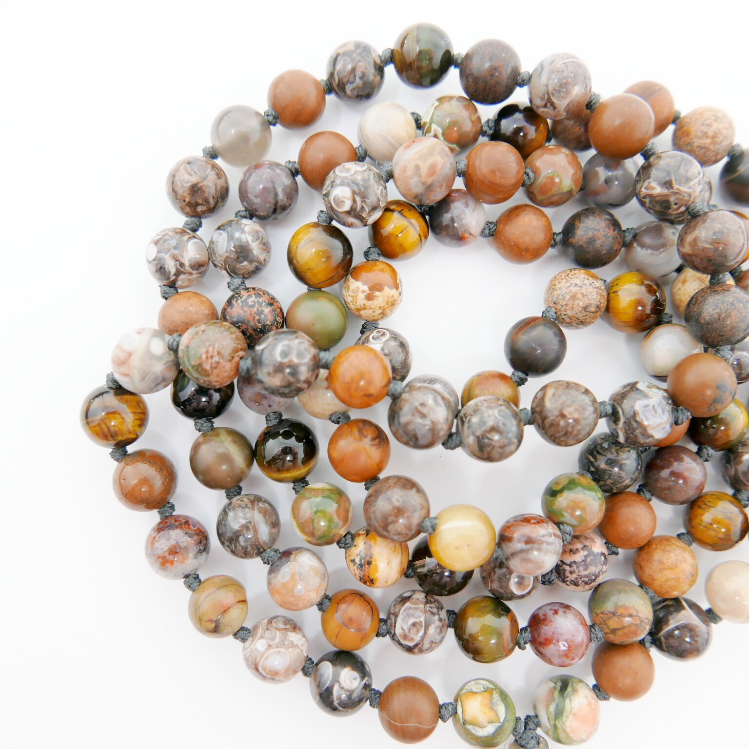 DIY Mantra Mala Kit I Am Grounded 8mm Beads Mala Beads DIY - Etsy