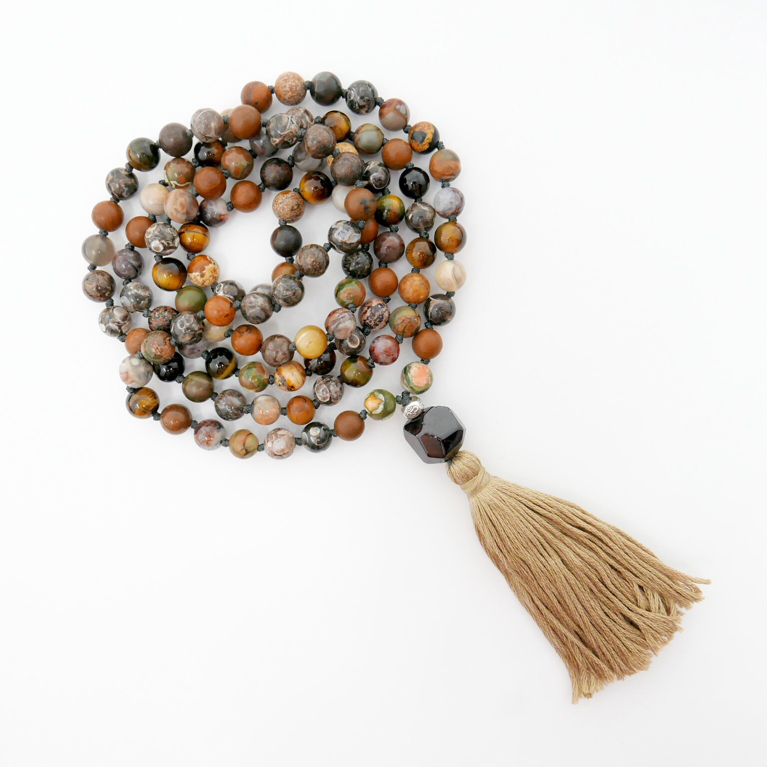 DIY Mantra Mala Kit I Am Grounded 8mm Beads Mala Beads DIY - Etsy