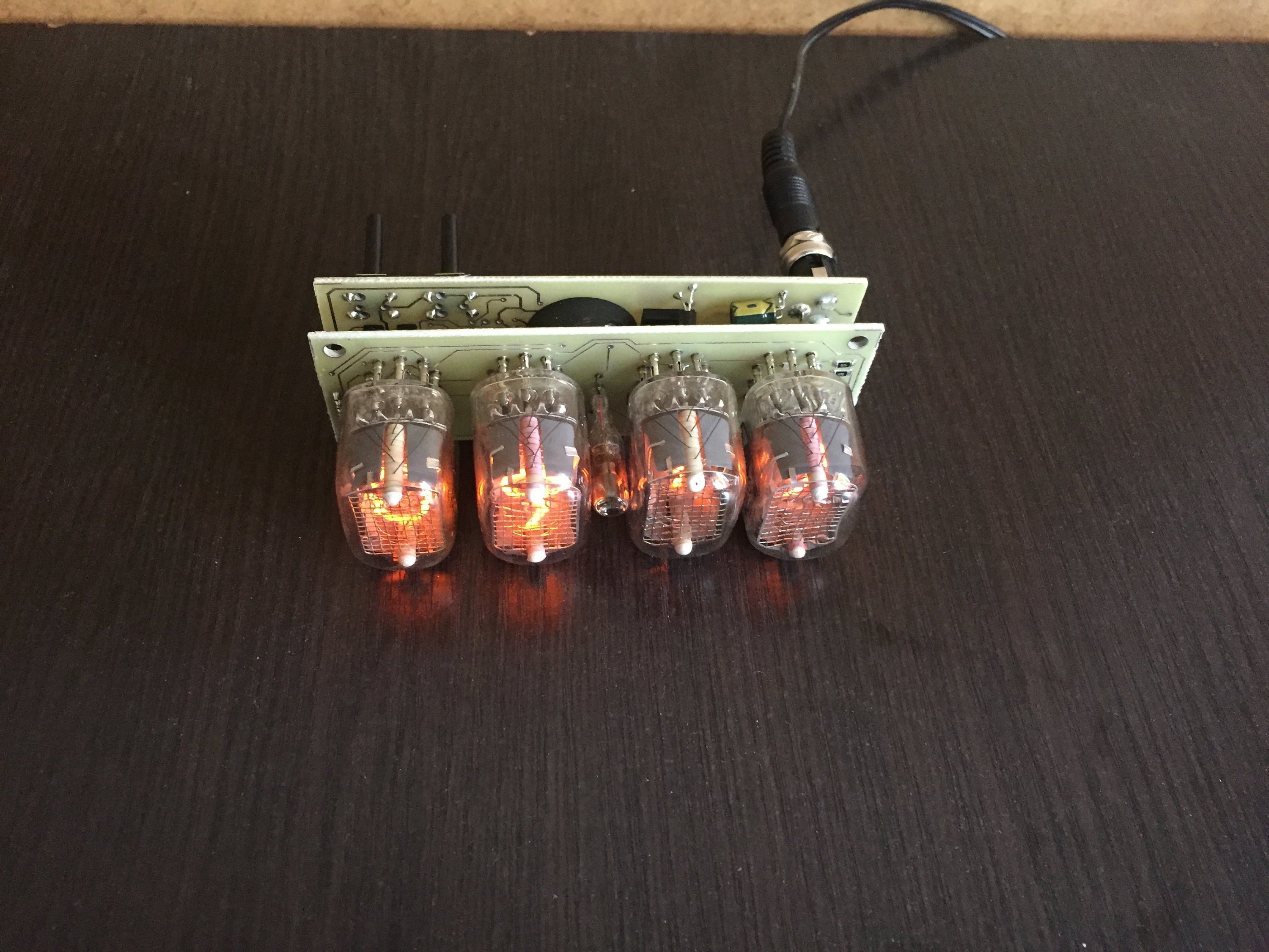 Nixie Clock in 12 Amber Christmas Gift vintage Tube Clock - Etsy