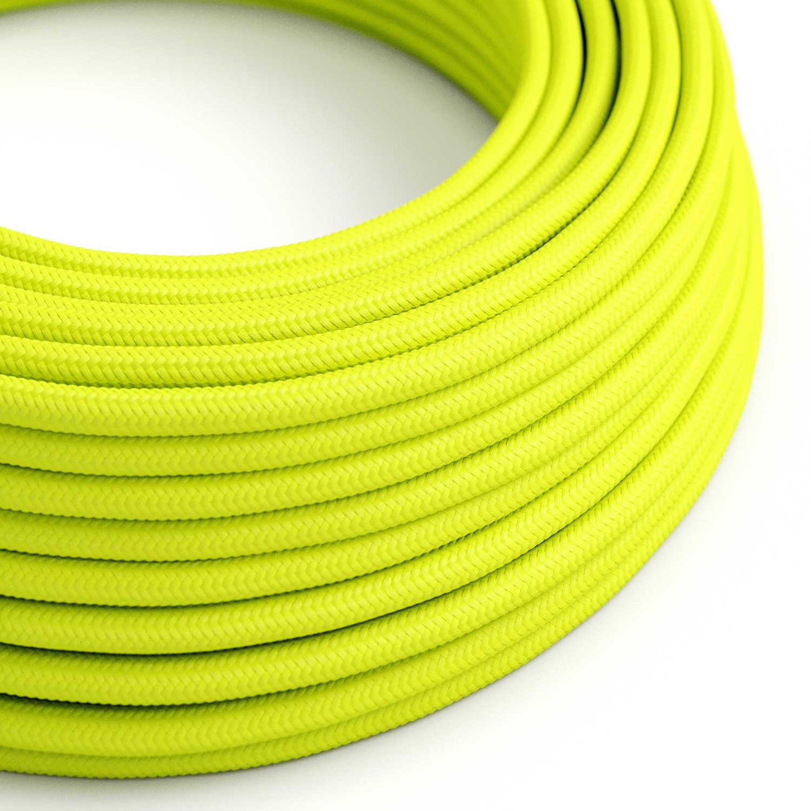 Neon Yellow Covered Round Electric Cable RF10 - Etsy