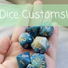 Zero-one hatsune Miku Inspired Dice Set for Dungeons and Dragons ...