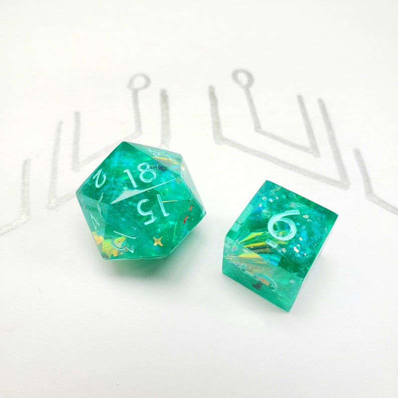 Zero-one hatsune Miku Inspired Dice Set for Dungeons and - Etsy