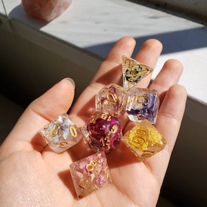 Forest Floor (REAL PLANTS!) Dice Set for Dungeons and Dragons Tabletop ...