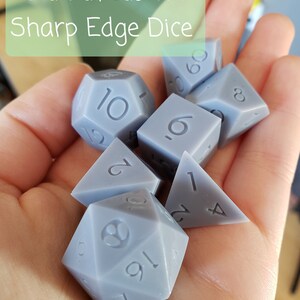 Zero-one hatsune Miku Inspired Dice Set for Dungeons and Dragons ...
