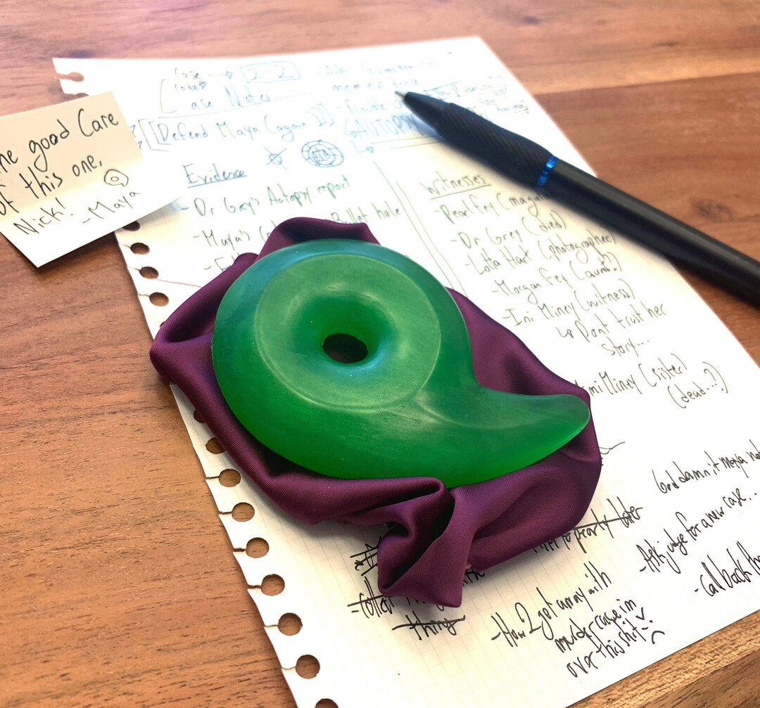 Phoenix Wright's Magatama ace Attorney life-size Replica - Etsy