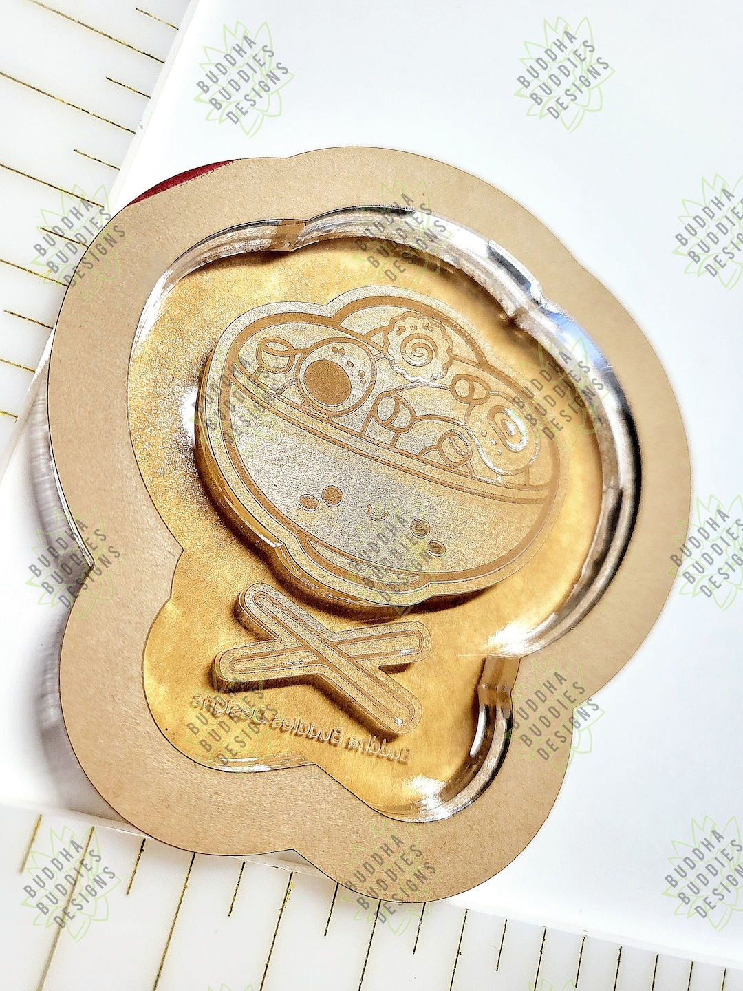 SILICONE MOLD for Resin, Ramen FLAT Mold to Make Badge Reel, Keychain ...