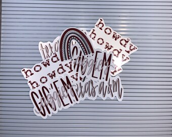 Texas A&m Sticker - Etsy