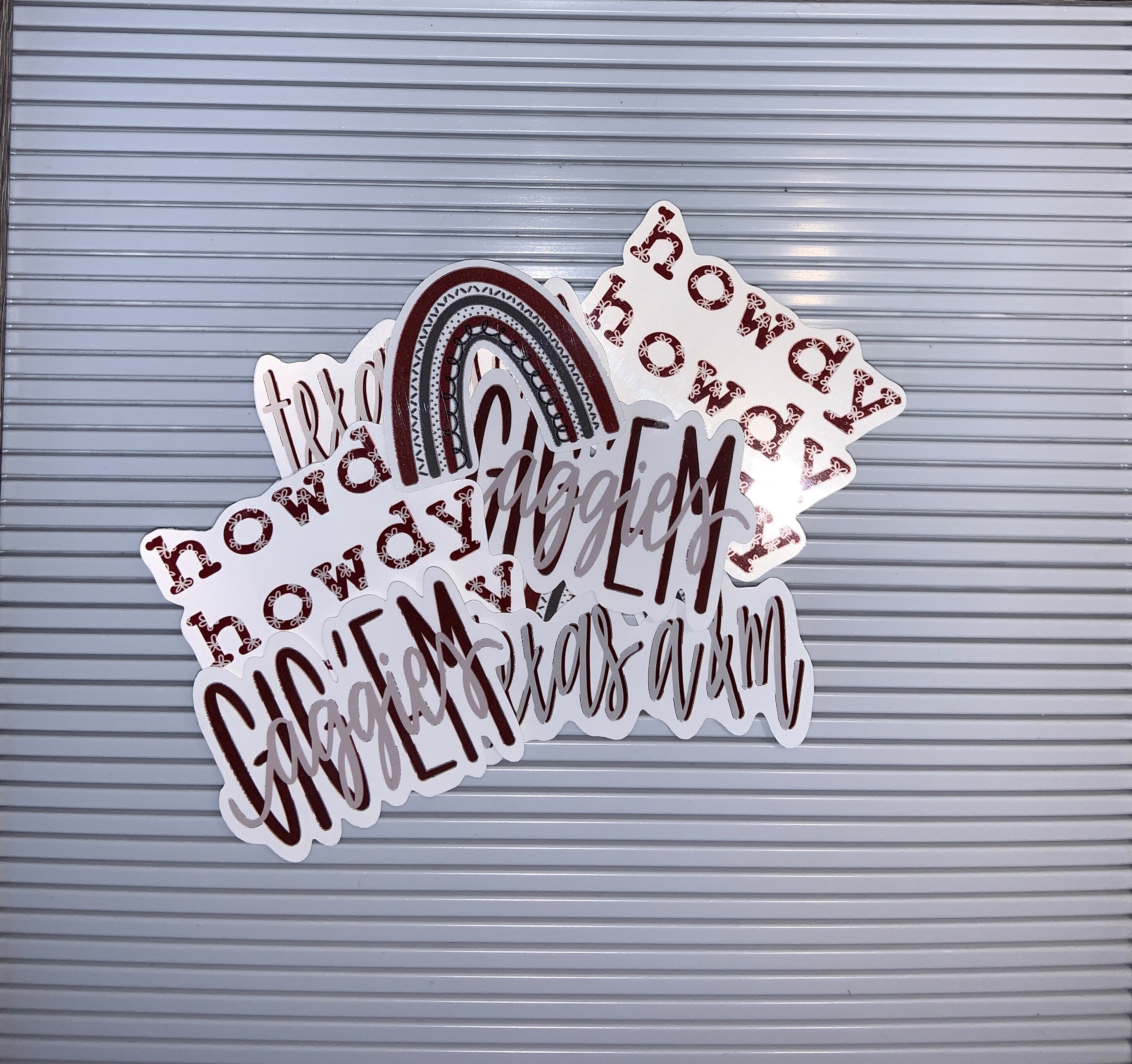 Texas A and M Sticker Pack - Etsy