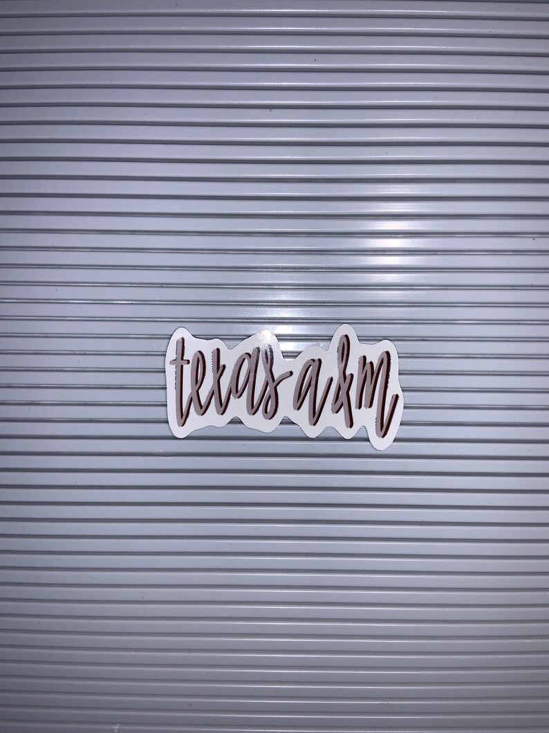 Texas A and M Sticker Pack | Etsy