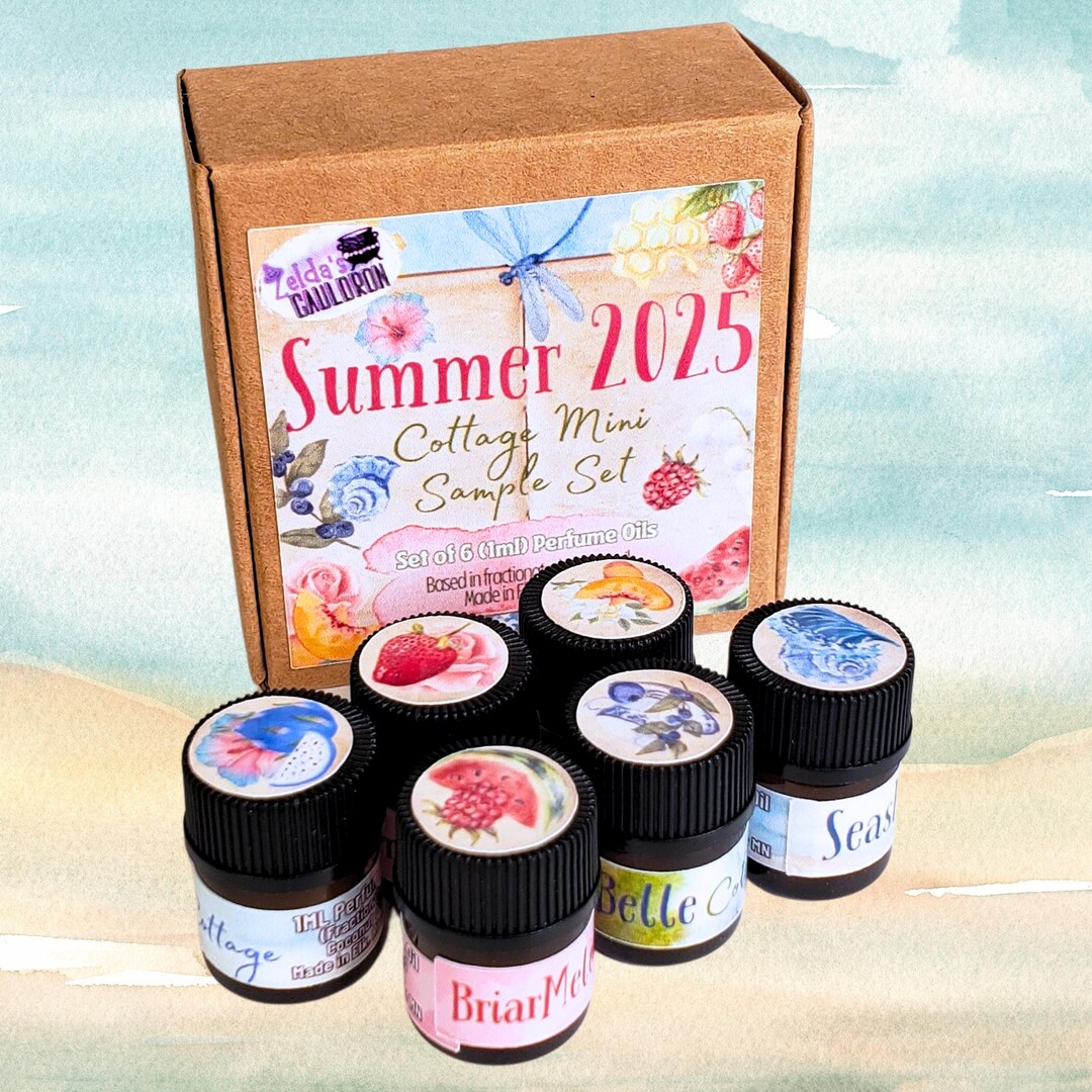 Summer Cottage Mini Sample Box Collection | 6 Tiny Little 1ml Sample ...