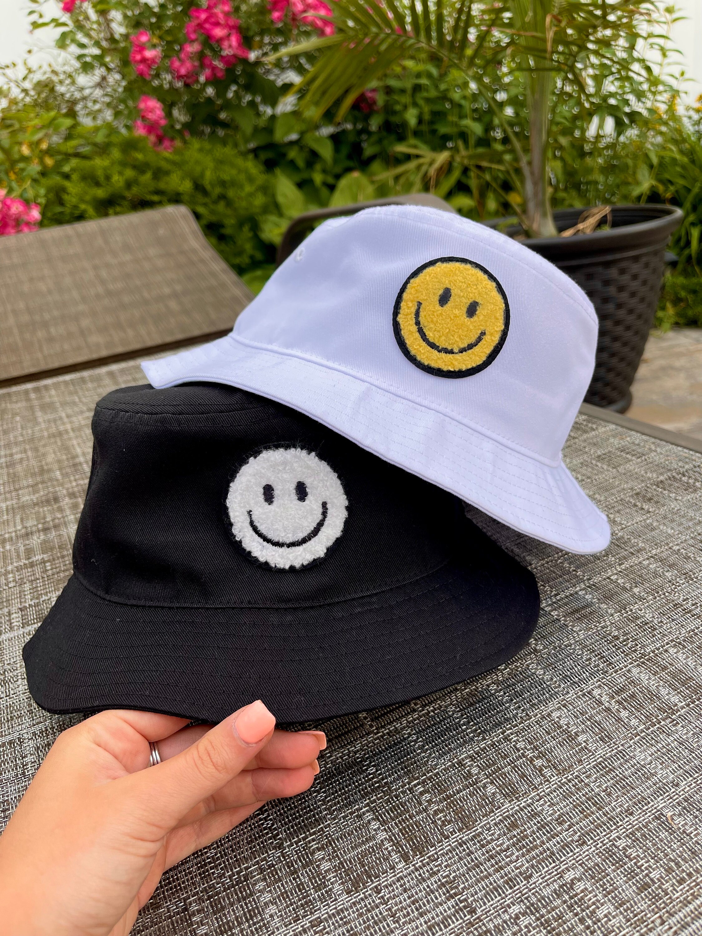 Smiley Face Bucket Hat - Etsy