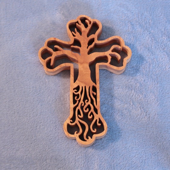 Cross Tree of Life Cherry | Etsy
