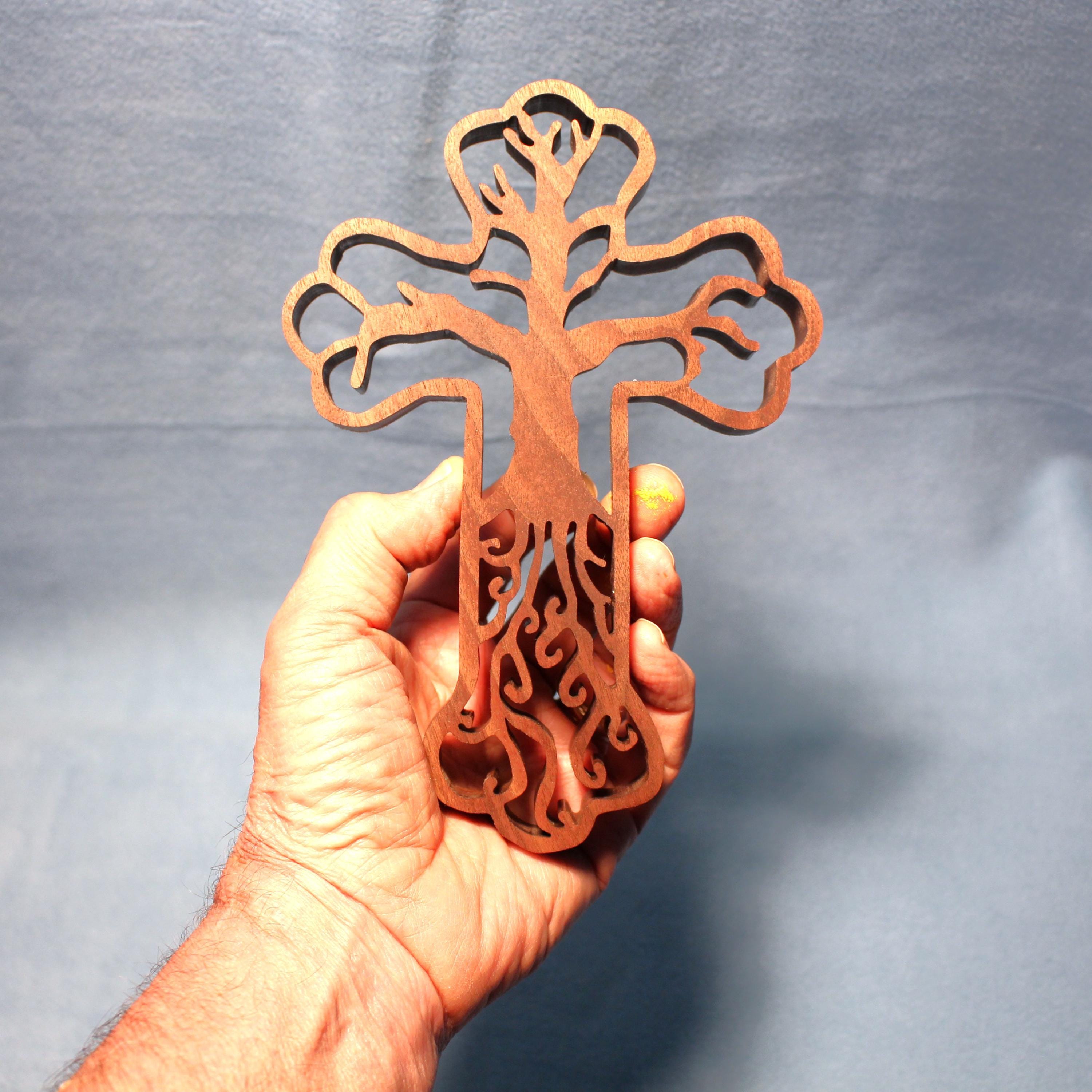 Cross - Tree of Life - Walnut - Etsy