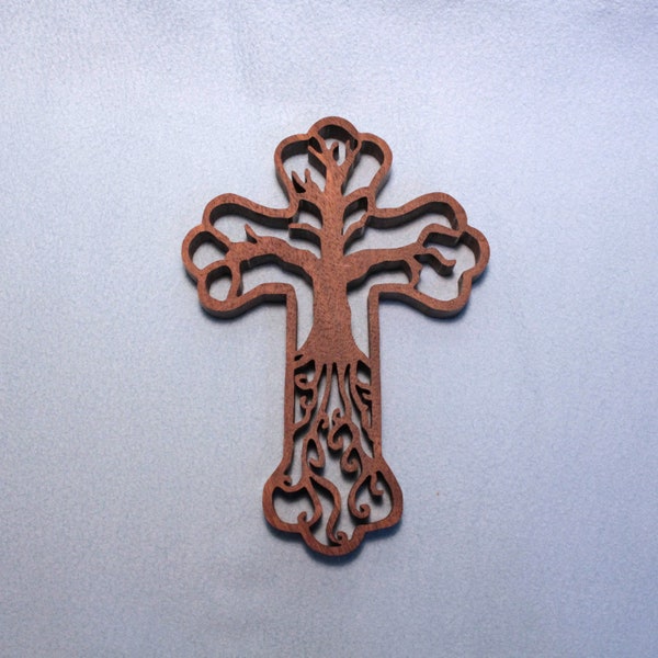 Mens Tree of Life Cross - Etsy