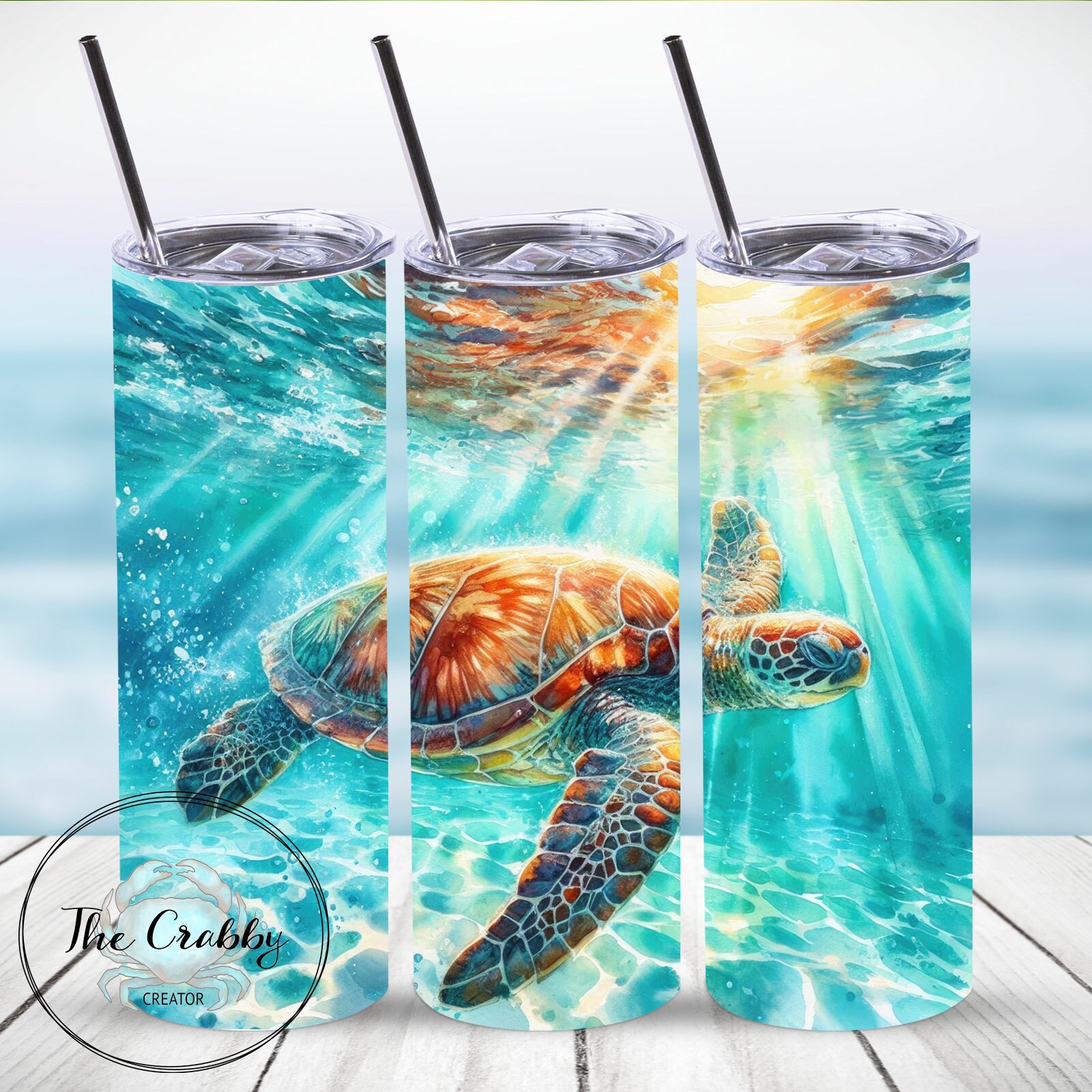 Digital Download | Sea Turtles Sublimation Tumbler Designs | Sea Turtle ...
