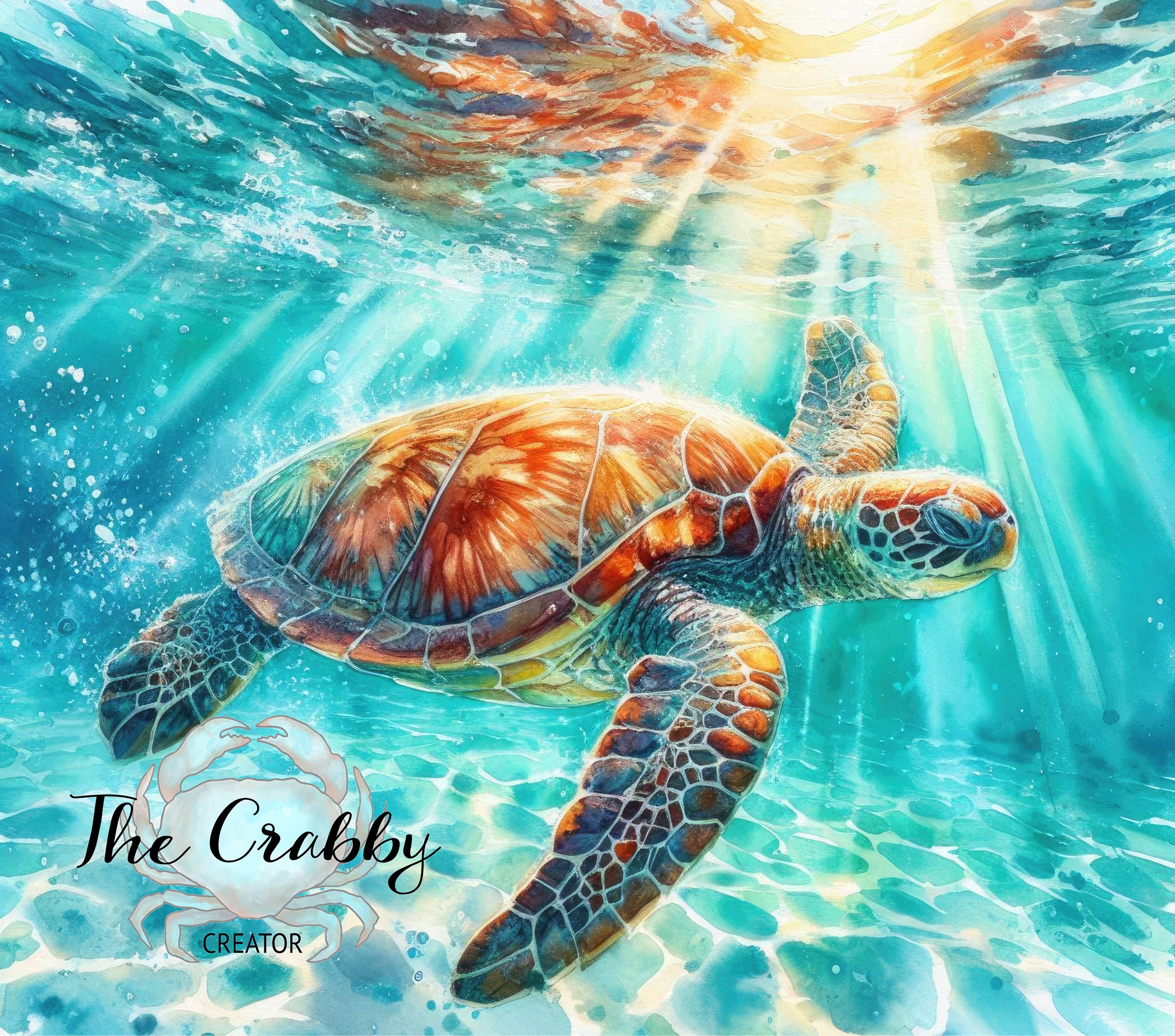 Digital Download | Sea Turtles Sublimation Tumbler Designs | Sea Turtle ...