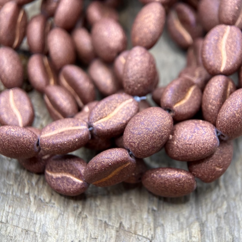 Coffee Bean Beads - Etsy