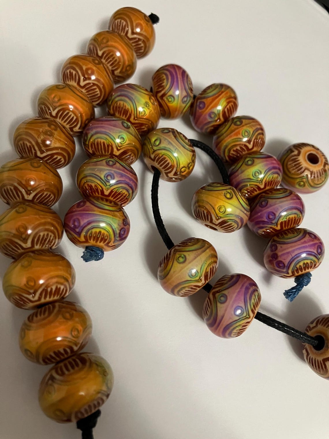 Mood Bead Large Hole /3mm I.d./ 16x7mm Thermo-sensitive Color Changing ...