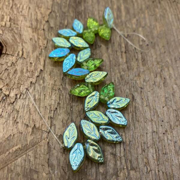Autumn Leaf Bead - Etsy