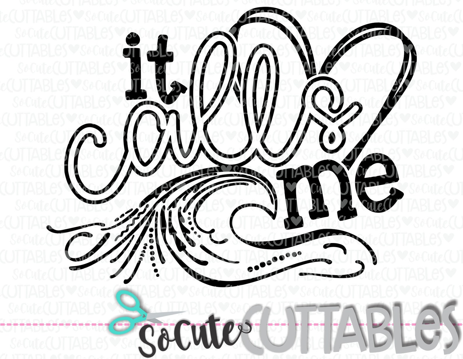 Beach SVG Mermaid Svg It Calls Me Svg Design Summer - Etsy