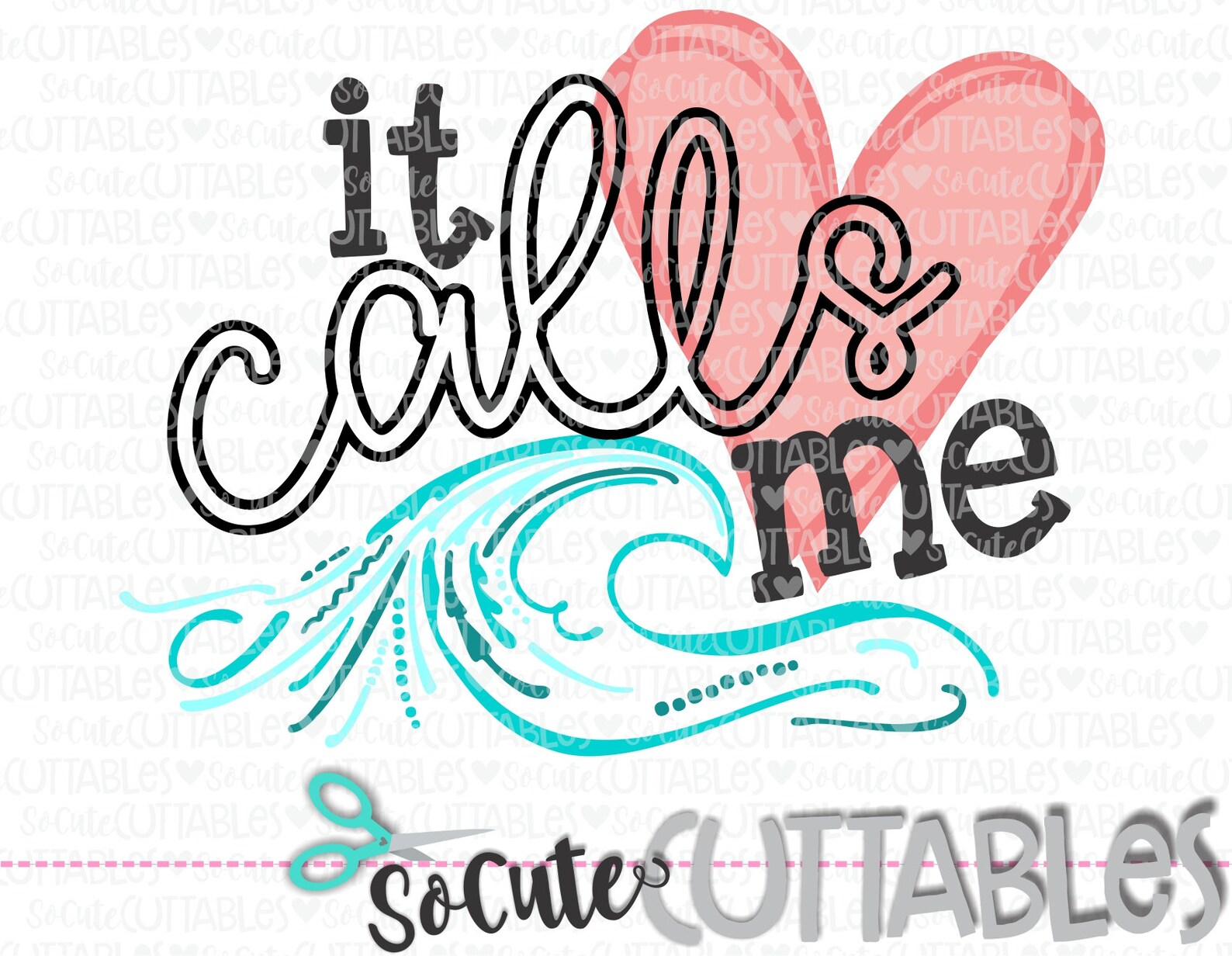 Beach SVG Mermaid Svg It Calls Me Svg Design Summer - Etsy