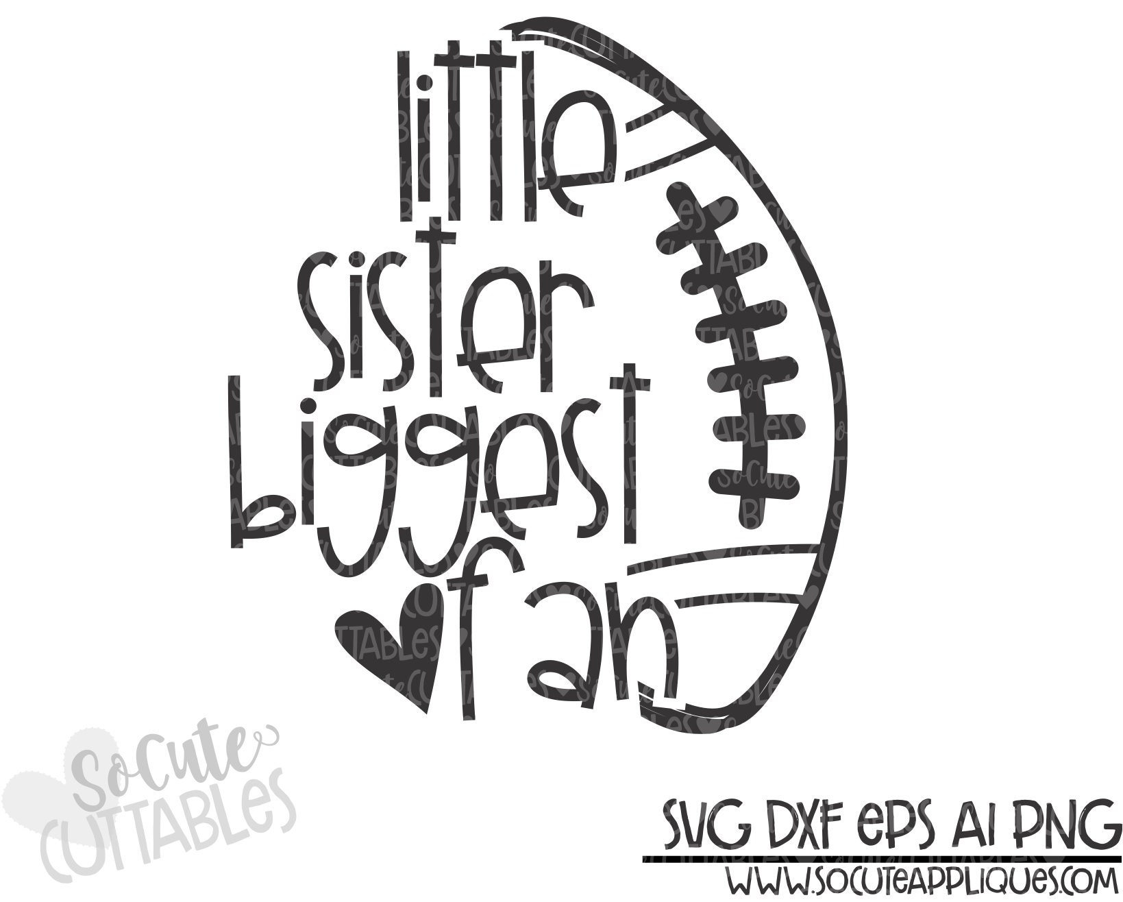 Football SVG Football Sister Svg Design Football Shirt - Etsy