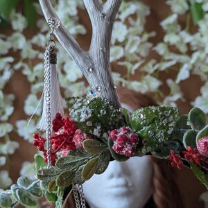 Winter Berries Faun Fantasy Style Antlers - Etsy