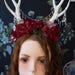 Elegant Red Faun Fantasy Style Antlers - Etsy