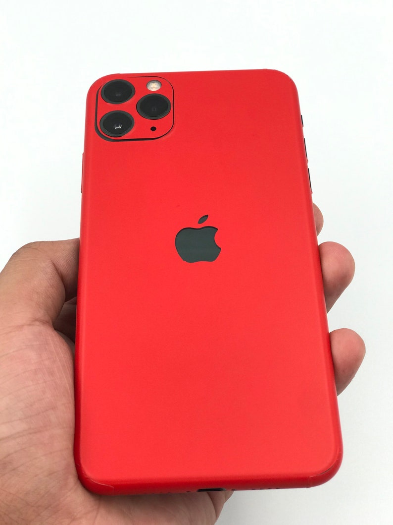 Matte Red 12 Pro Max Skin iPhone 12 Pro iPhone 12 12 Mini | Etsy