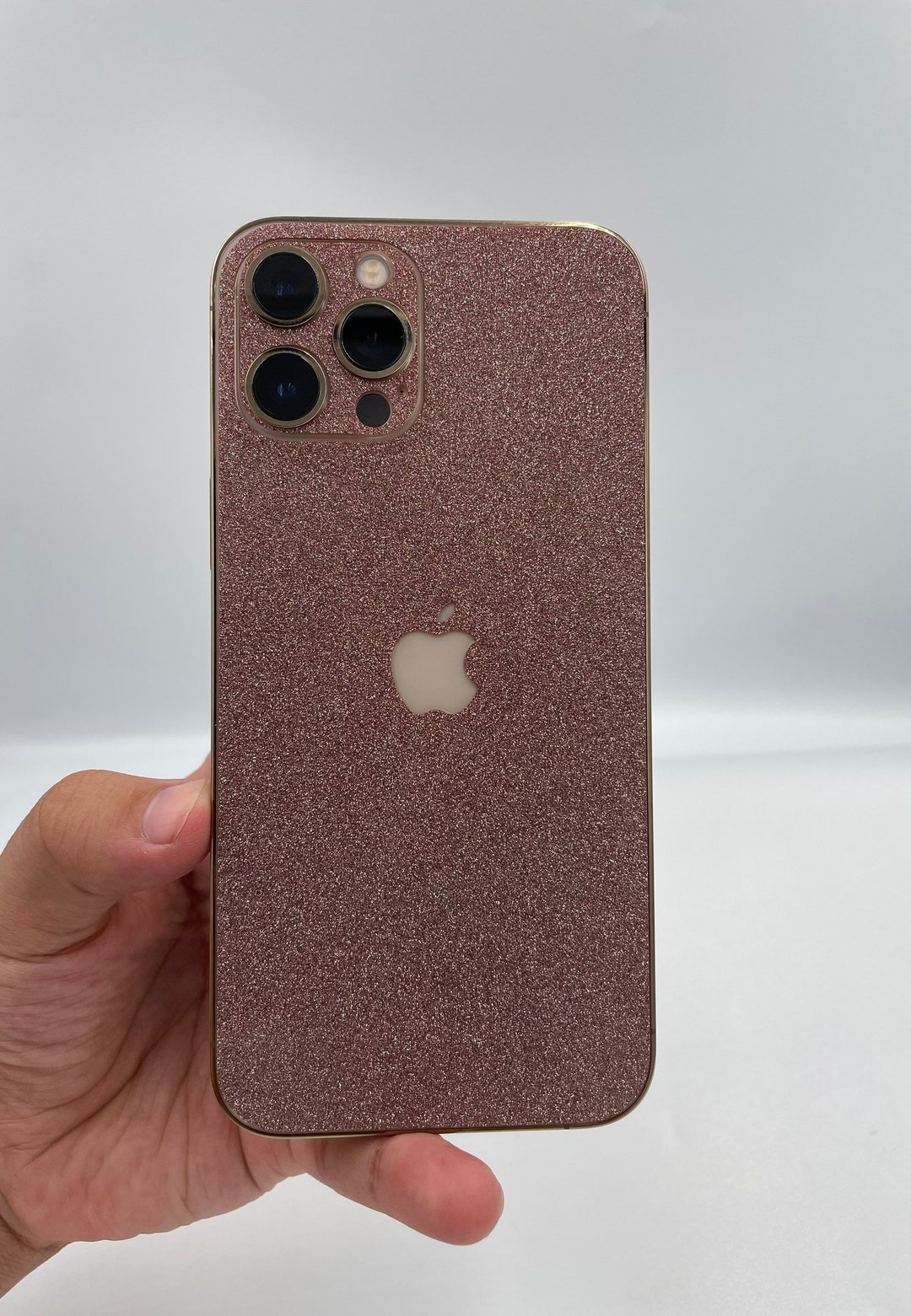BOGO 3D Pink Glitter iPhone 15 Pro/ Max Skin, iPhone 14, 14 Pro/ Plus ...