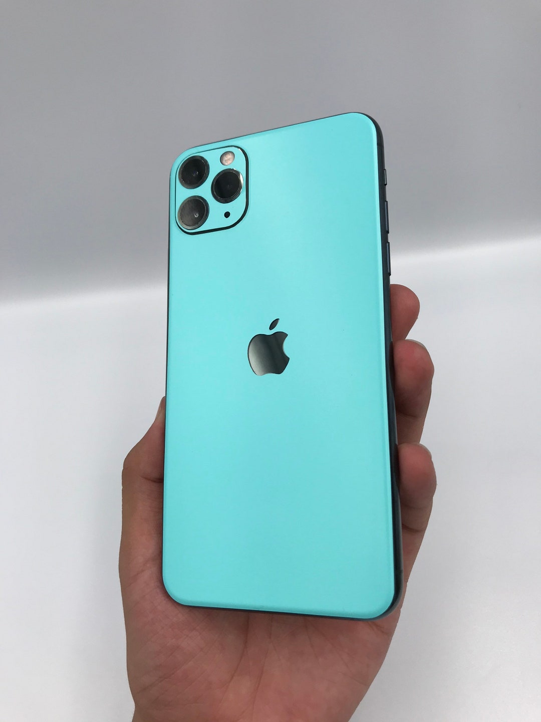 Satin Baby Blue iPhone 15 Pro Max Skin, 15 Plus, iPhone 14, 14 Pro ...