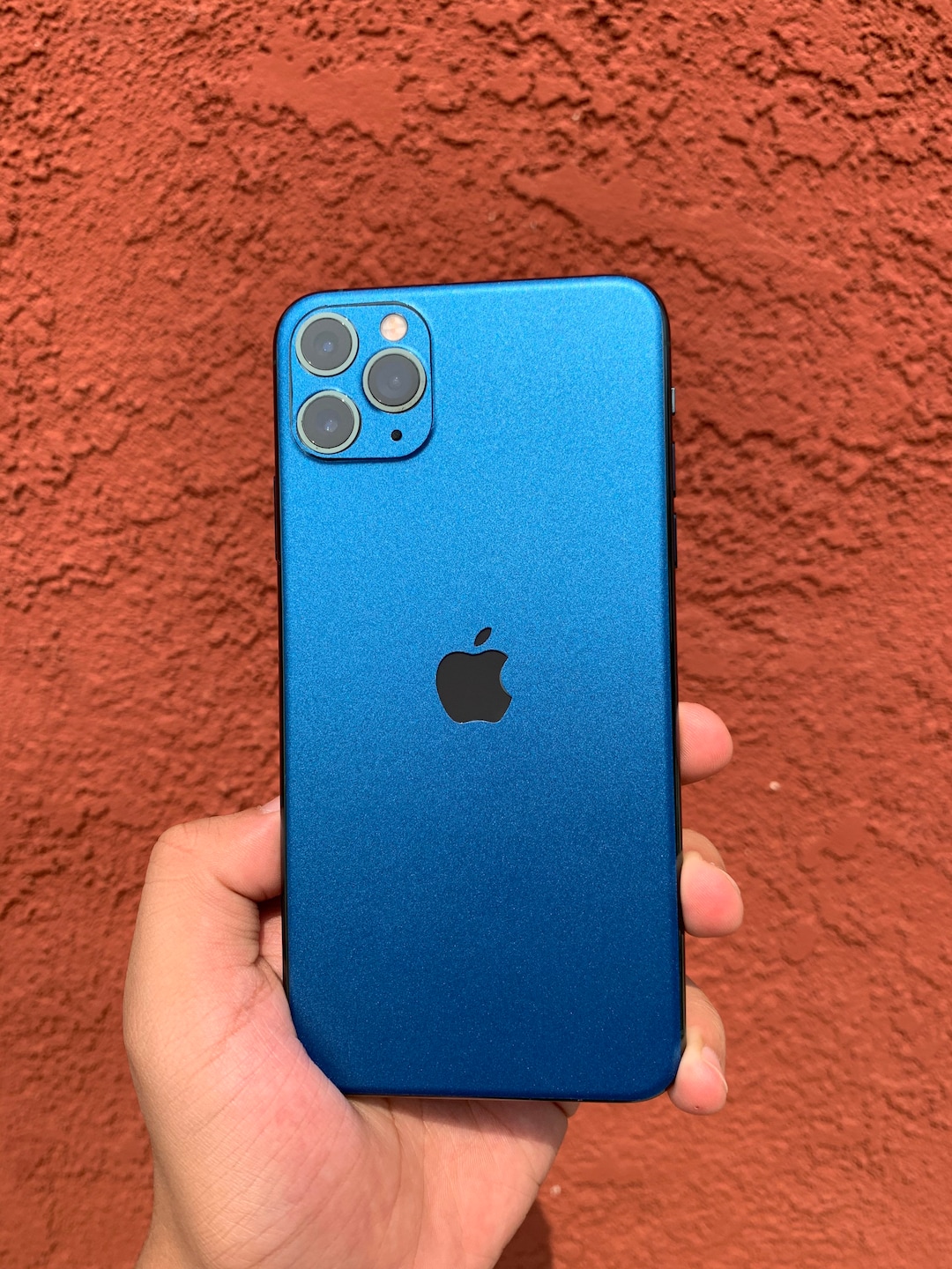 Matte Blue Metallic iPhone 15 Pro Max Skin, 15, iPhone 14, 14 Pro/ Plus ...