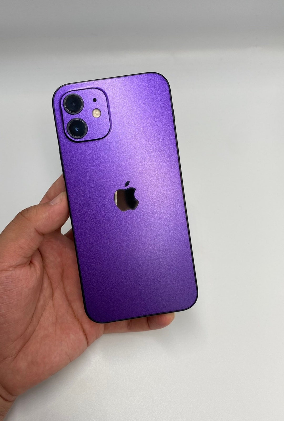 Satin Purple Metallic iPhone 15 Pro/ Max Skin, iPhone 14, 14 Pro/ Plus ...