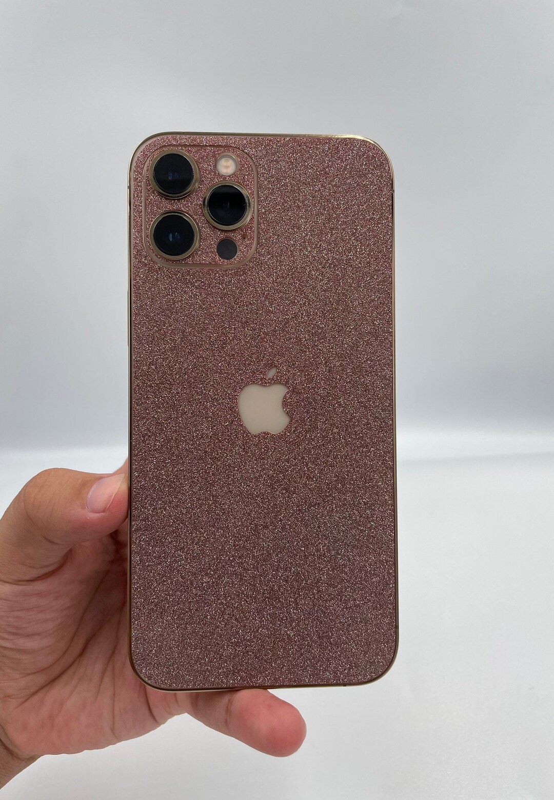 3D Pink Glitter iPhone 15 Pro/ Max Skin, iPhone 14, 14 Pro/ Plus ...