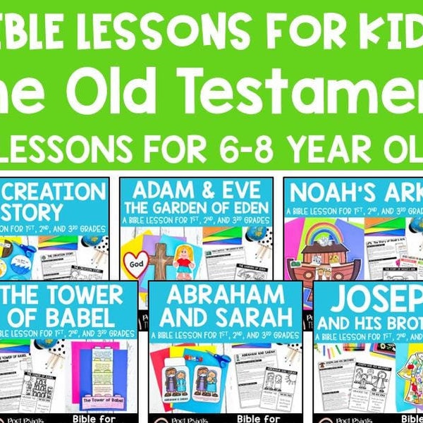 The 10 Commandments, Printable Bible Craft and Lesson for Kids, Sunday ...