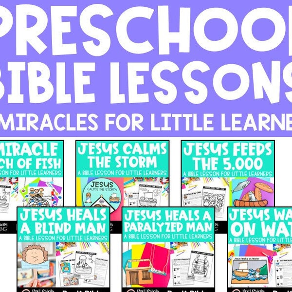 Noah's Ark Preschool Bible Lesson, Printable Craft for Prek Sunday ...