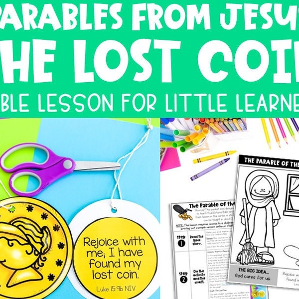 5 Bible Lessons About Jesus for Preschool, Printable Crafts and ...