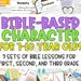 Courage Bible Lessons for Kids, Printable Character Education Sunday ...