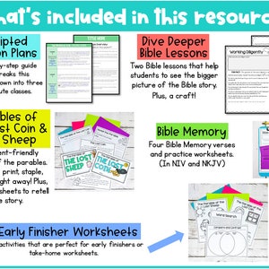 The Parable of the Lost Sheep and Lost Coin Bible Lesson for Kids ...