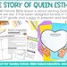 Queen Esther Old Testament Bible Lesson, Printable Bible Story Craft ...