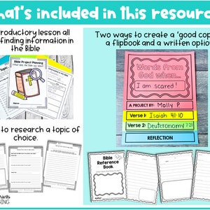 Printable Bible Project, Topics in the Bible, Sunday School Lessons ...