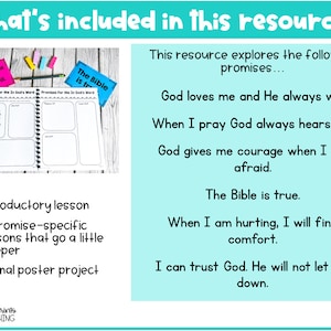 Printable Bible Lesson for Kids, God's Promises, Sunday School ...
